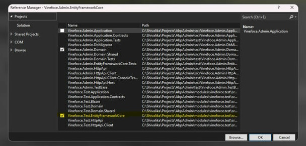 Guide to Add Custom Modules in ABP.IO App