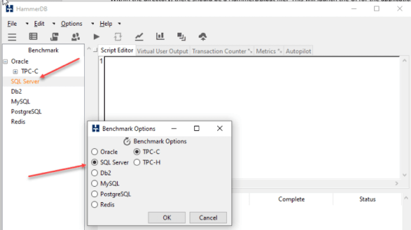 HammerDB for Azure SQL DB
