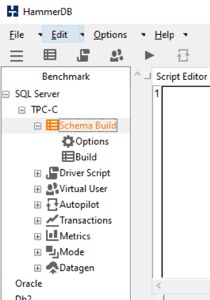 HammerDB for Azure SQL DB