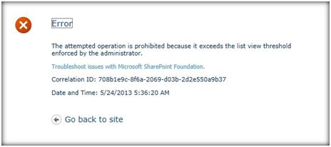 Handling Of SharePoint 2016 List View Threshold Problem Using Automatic Index Management Timer Jobs