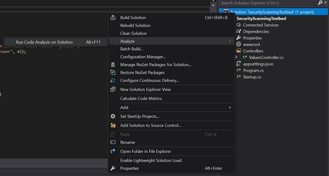 Hands-Free Security Scanning Within .NET Applications