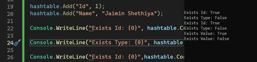 Hash Table in .NET: Syntax, Usage, Methods, and Example