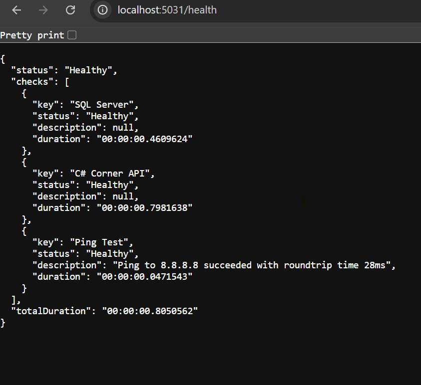Health Checks in .NET 8 Web API: A Comprehensive Guide