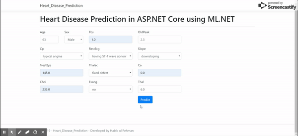 Heart Disease Prediction In ASP.NET Core Using ML.NET