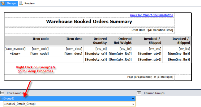 Hide And Group Columns In Ssrs Using A Parameter