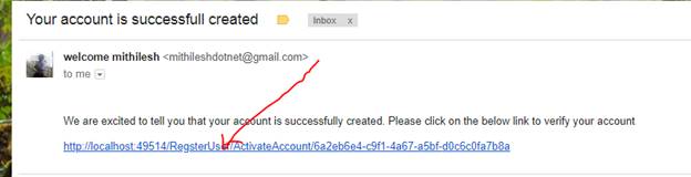How To Activate Links After Sending Activation Link Email To User In MVC And Web API