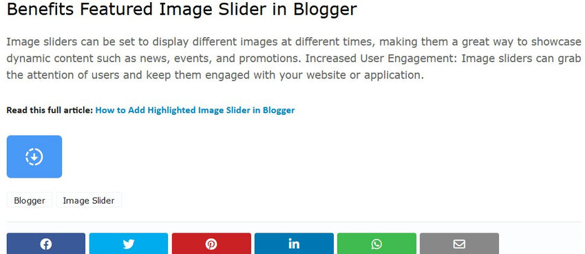 How to Add Customize Download Timer Button in Blogger