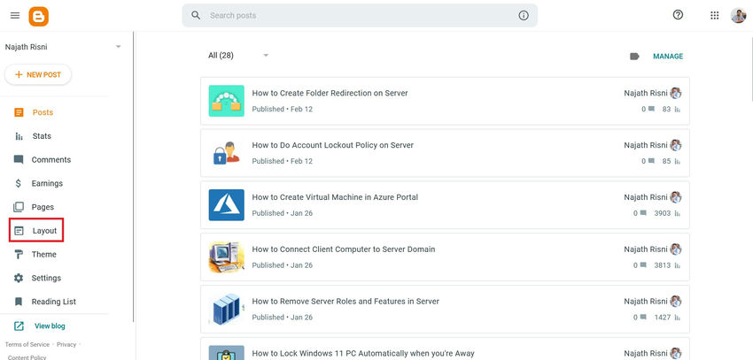 How to Add Highlighted Image Slider in Blogger