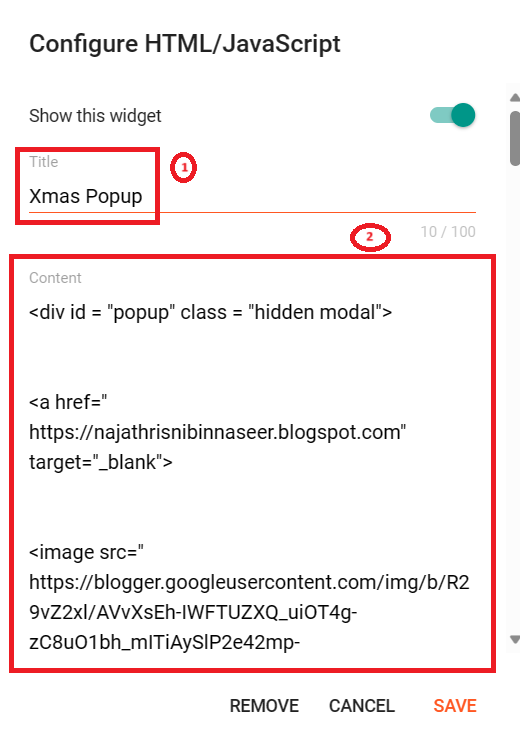 How to Add Popup Image in Blogger Sites