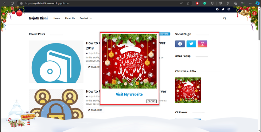 How to Add Popup Image in Blogger Sites