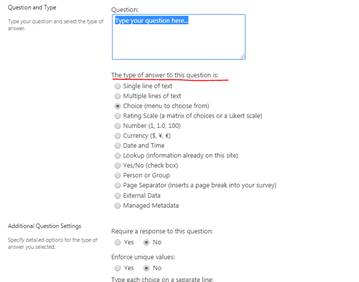 How To Build A Survey Using Survey List In SharePoint
