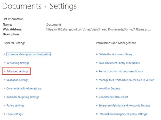 How To Change A List Or Library Experience In SharePoint 2013 Online
