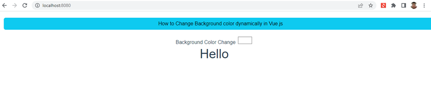 How To Change Background Color Dynamically In Vue.js