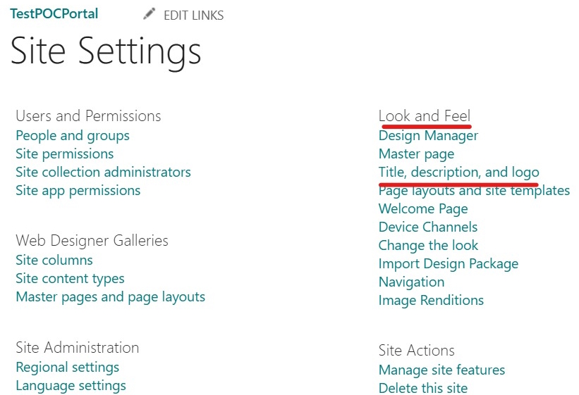 How to Change SharePoint Title, Description, and Logo