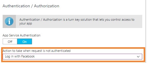 How To Configure Azure Websites Authentication/ Authorization