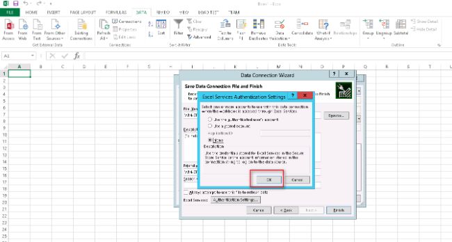 Sharepoint 2013 How To Configure Data Connection With Sql Server Using Excel Services 