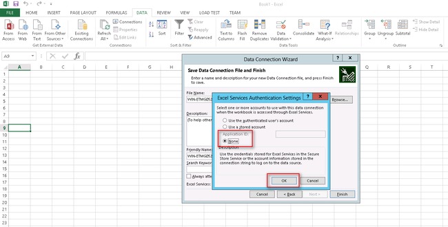 SharePoint 2013: How To Configure Data Connection With SSAS Cubes, Using Excel Services