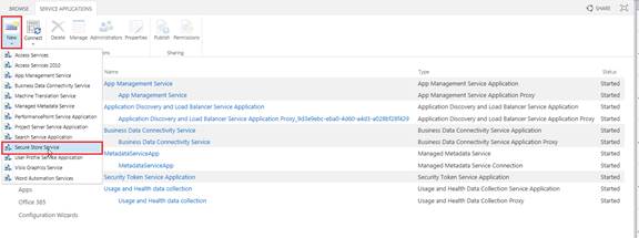 How To Configure Secure Store Service Application In Sharepoint 6359