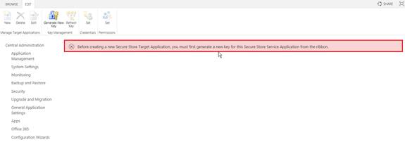 How To Configure Secure Store Service Application In SharePoint