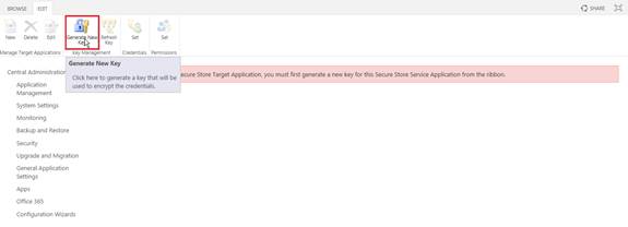 How To Configure Secure Store Service Application In SharePoint