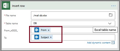 How To Connect The Outlook Mail To Excel With Microsoft Flow