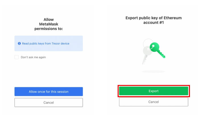 How to connect Trezor Hardware Wallet with Metamask