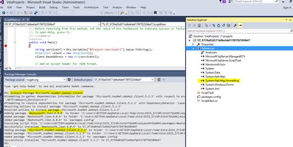 How To Consume Web API Through SSIS Package