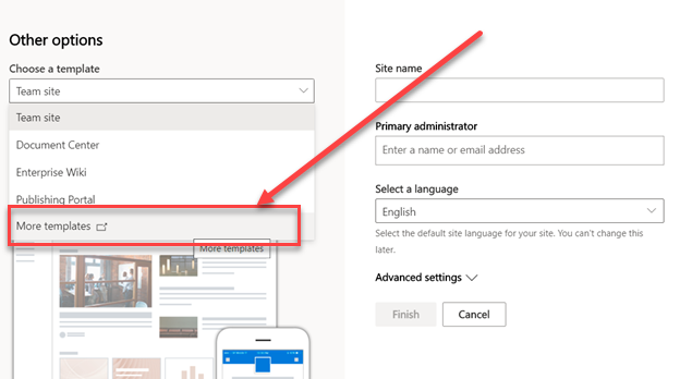 How To Create A Classic Site In SharePoint Online
