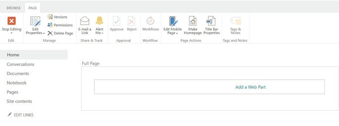 How to Create a Content Editor Web Part Page in SharePoint