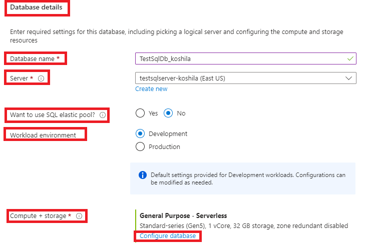 How to create a Microsoft Azure SQL Database in serverless compute tier ...