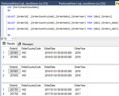 How To Create A Partitioned View In SQL Server