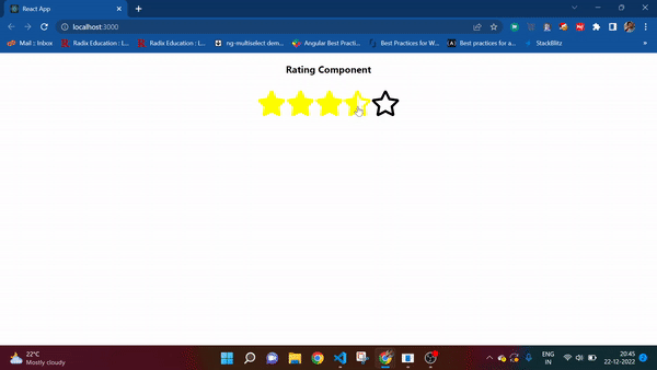 How To Create A Rating Component In React