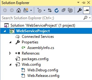 How To Create A Web Service Project In .NET Using Visual Studio