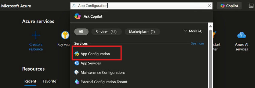 How to Create an App Configuration Store