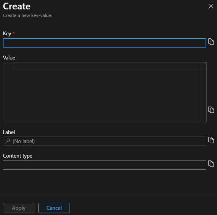 How to Create an App Configuration Store