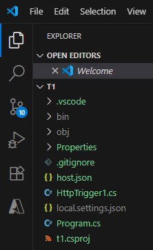 How to create an Azure Function by using Visual Studio Code?