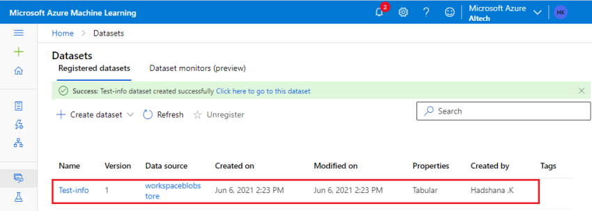 How To Create Azure Machine Learning Datasets