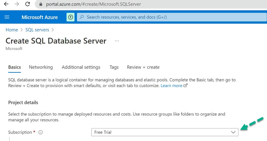 How To Create Azure Sql Server Database In The Microsoft Azure Portal