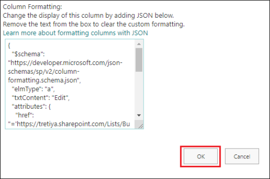 How To Create Button Inside The SharePoint List
