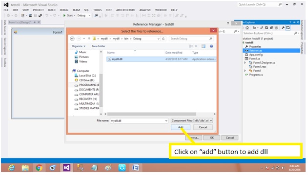 How to Create Class Library (dll) in C# .NET