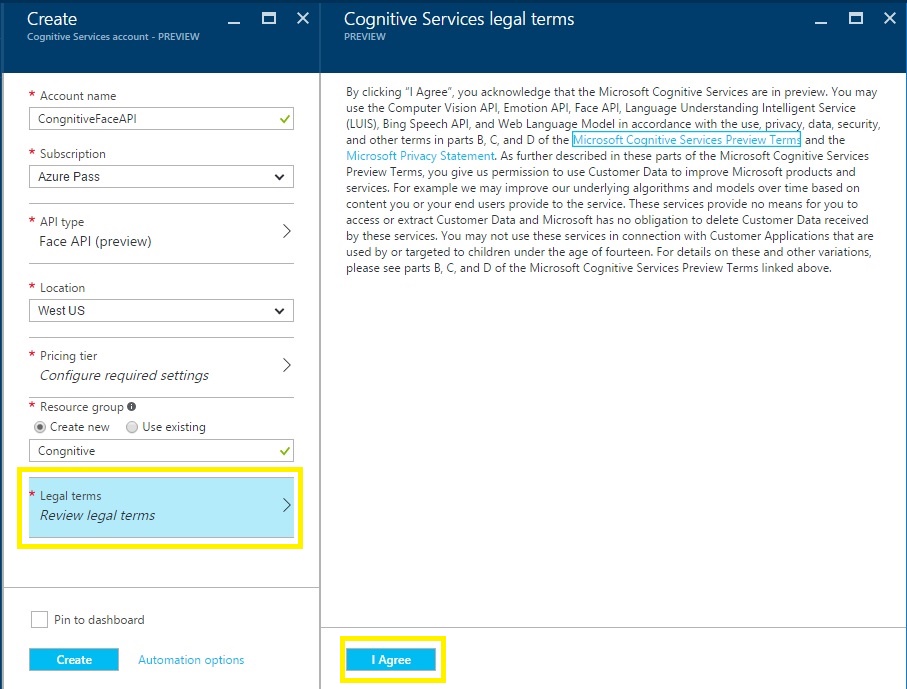 How To Create Microsoft Cognitive Service Face API On Azure Portal