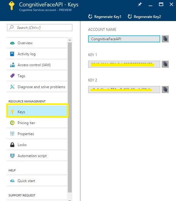 How To Create Microsoft Cognitive Service Face API On Azure Portal How To Create Microsoft Cognitive Service Face API On Azure Portal
