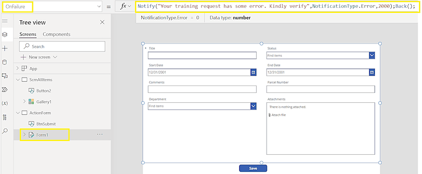 How to Create Reusable Form Control in PowerApps