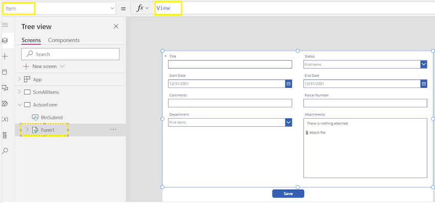 How to Create Reusable Form Control in PowerApps