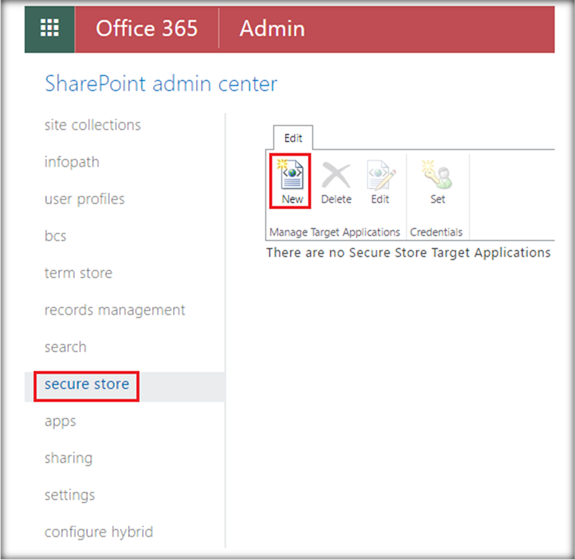 How To Create Secure Store Target Application In Sharepoint Online 