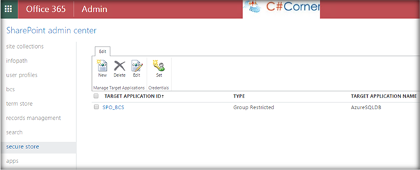 How To Create Secure Store Target Application In SharePoint Online