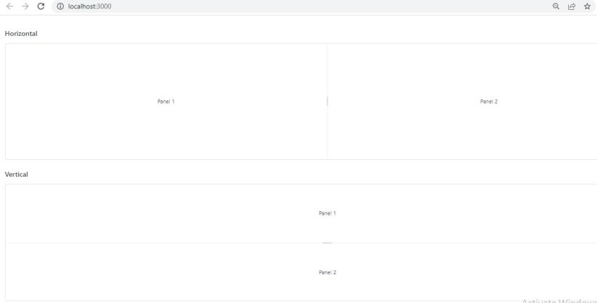 How To Create Splitter Using PrimeReact/Primefaces In ReactJS