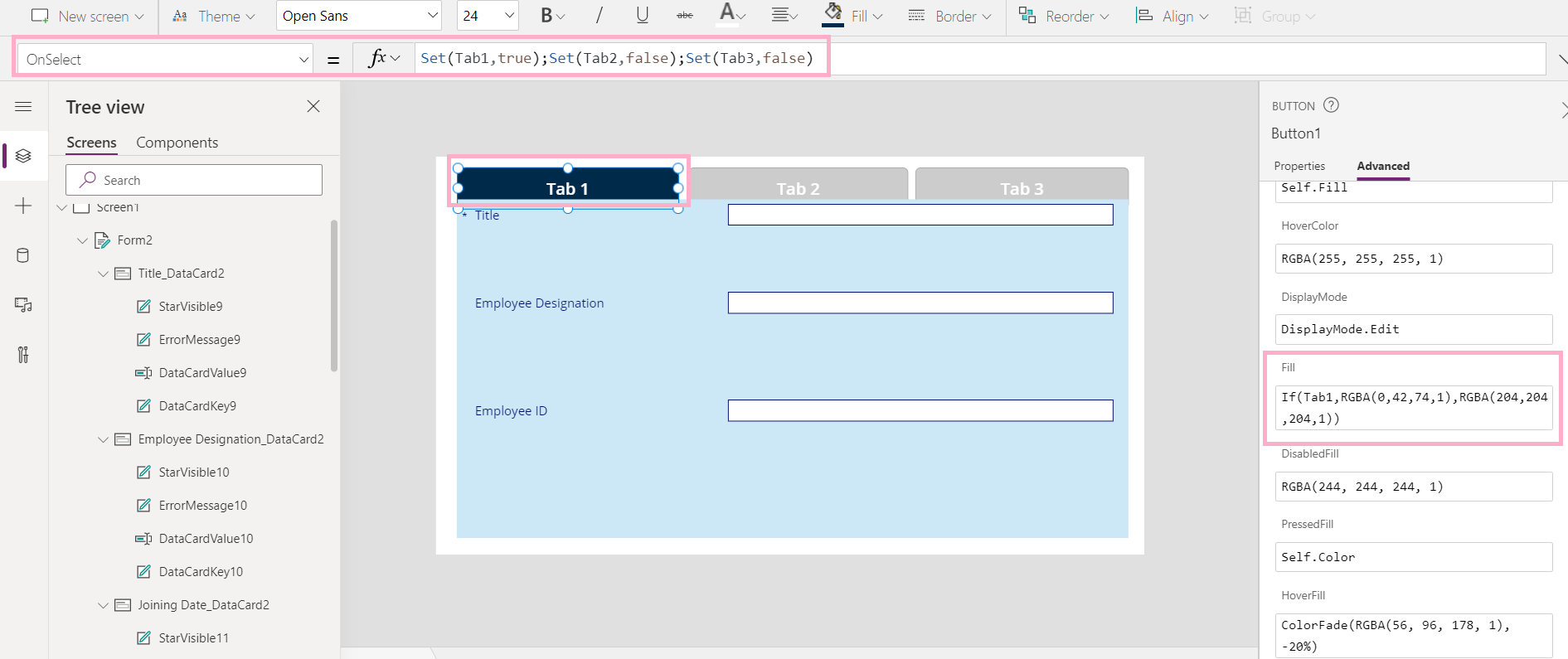 How To Create Tabs In PowerApps How To Create Tabs In PowerApps