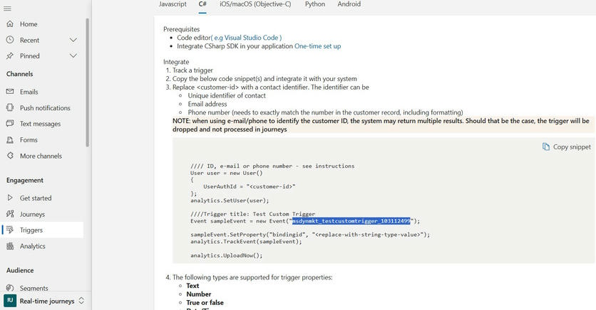 How to Create Trigger Call Custom Trigger Using C# Code in D365