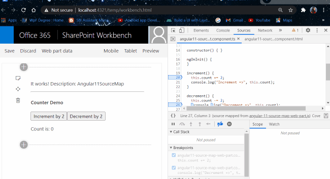 How To Debug Angular Elements In PnP/Generator-SPFx Solution Using ...
